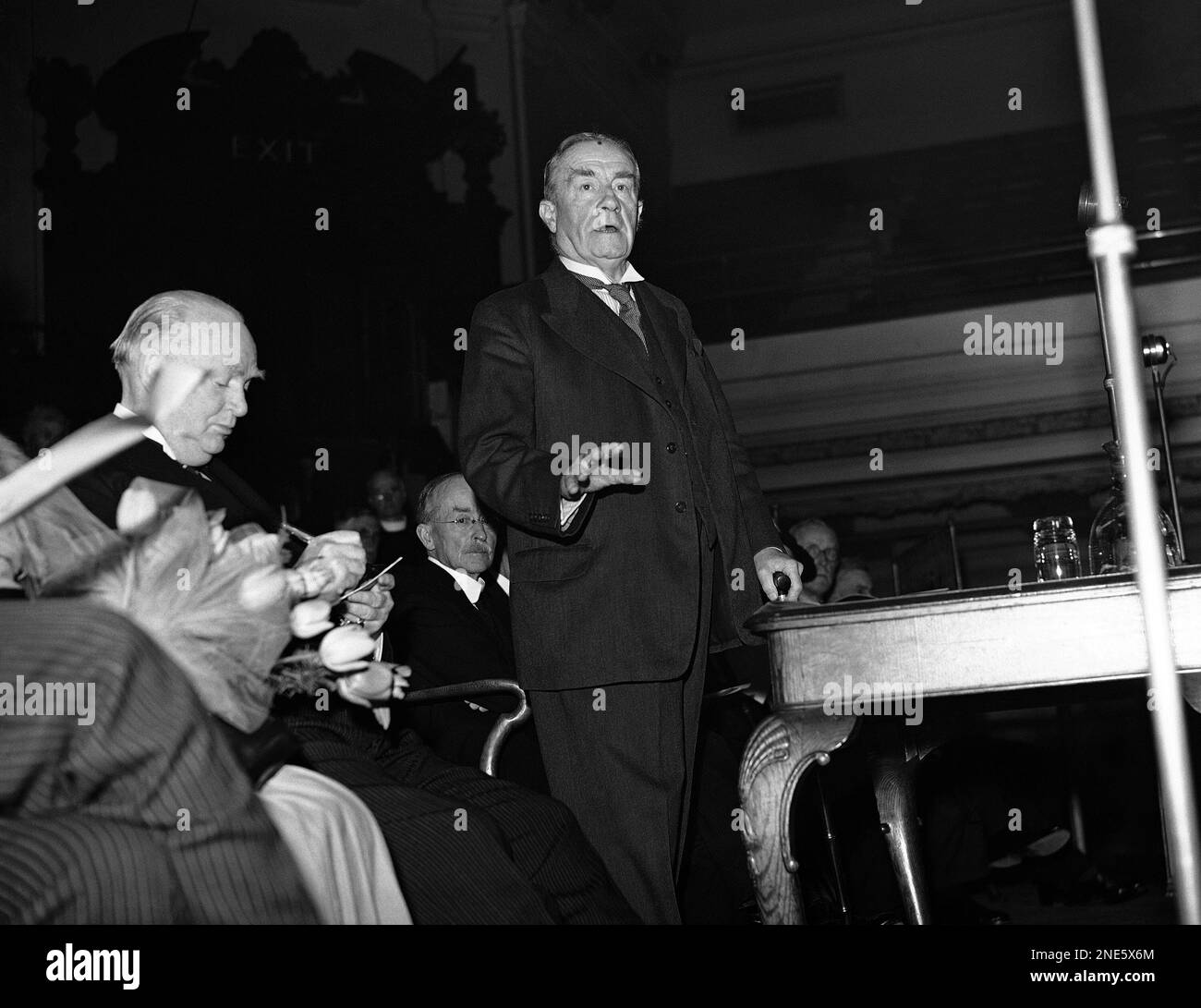 Lord Baldwin, Former British Prime Minister, a rare visitor to London ...