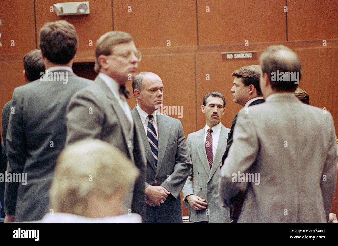 Stacey Koon, Ted Briseno and Laurence Powell, left to right, three of ...