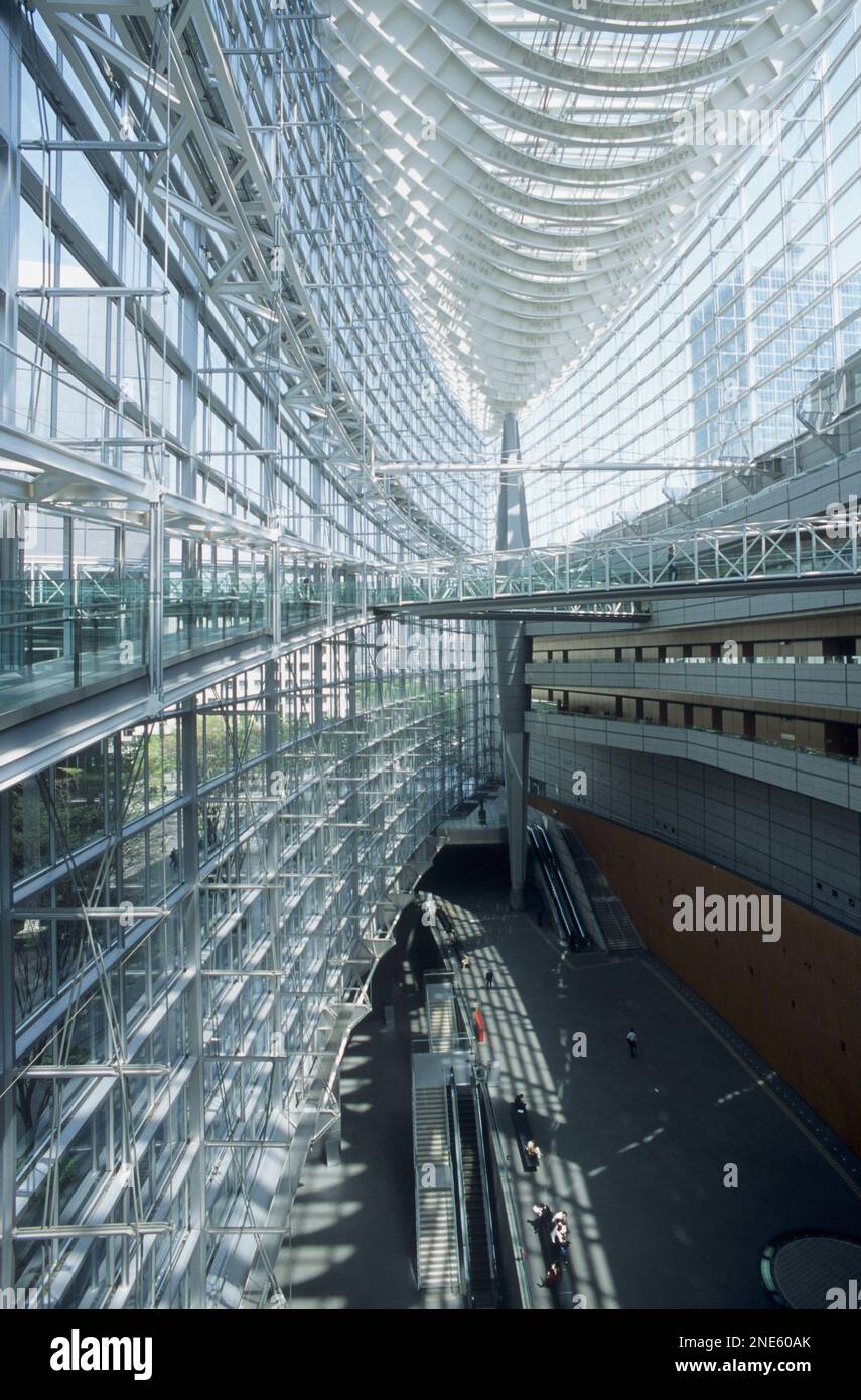 Inside the international forum building hi-res stock photography and ...