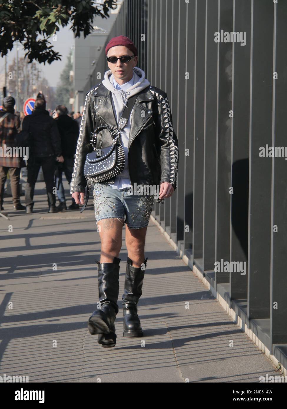 Fashion blogger street style outfit before Gucci fashion show during ...