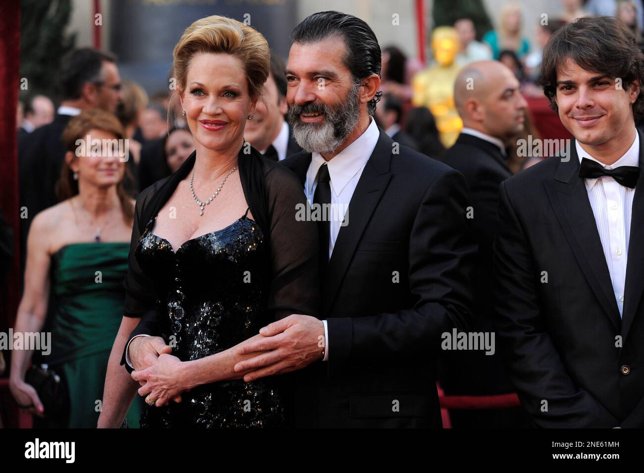Antonio Banderas and wife Melanie Griffith arrive at the 82nd Academy ...
