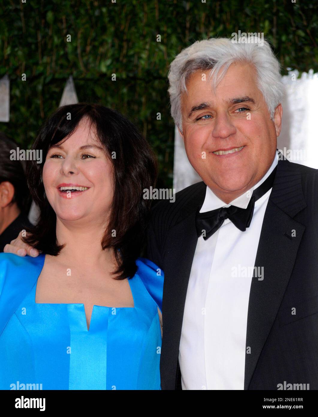 Jay Leno, right, and his wife Mavis arrive at the Vanity Fair Oscar ...
