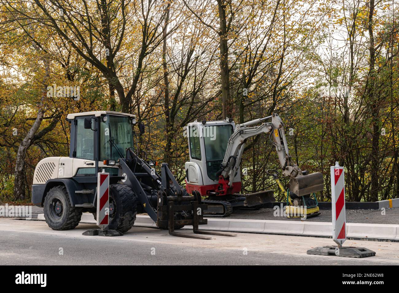 Side loader forklift hi-res stock photography and images - Alamy