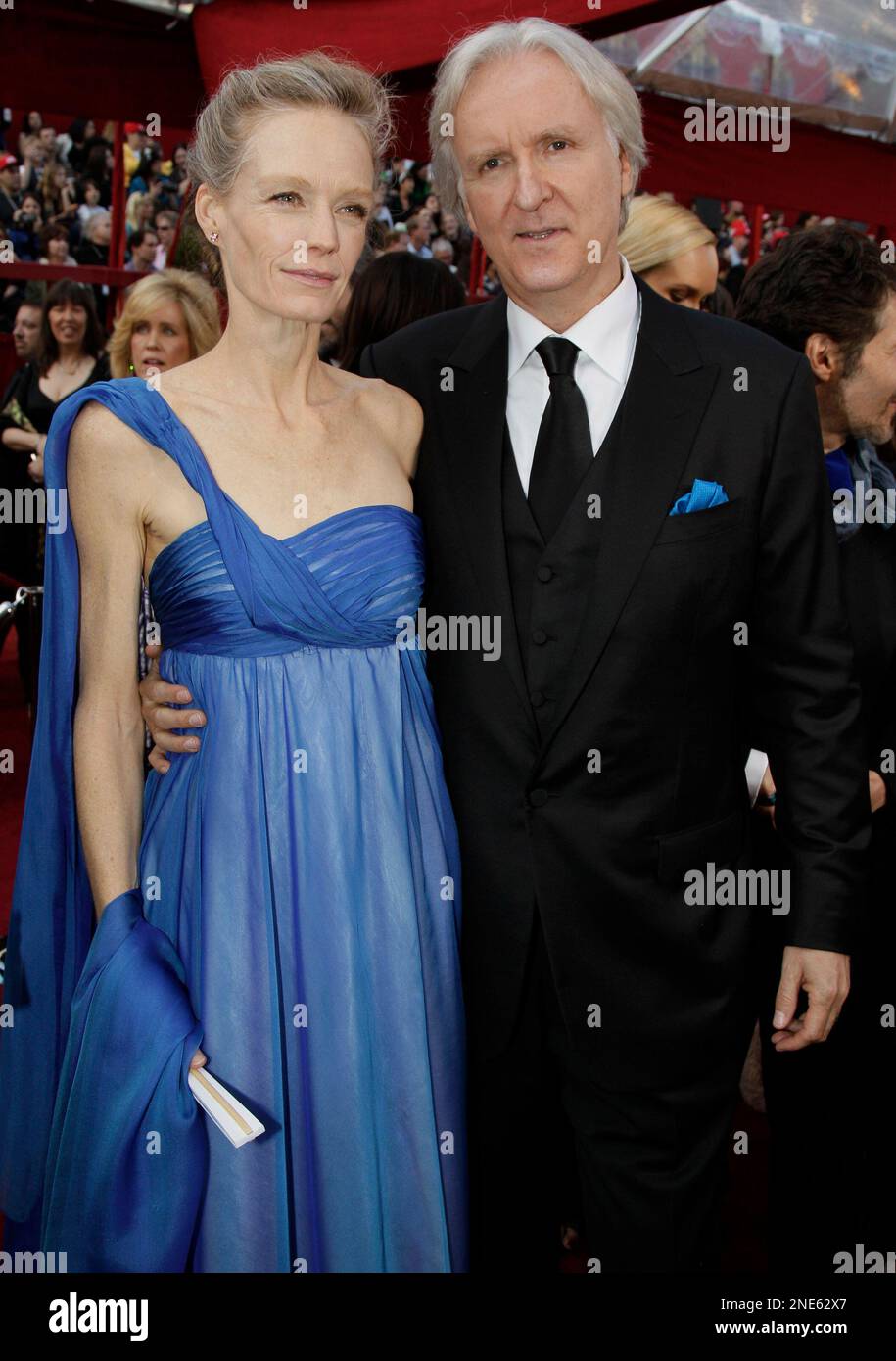 James Cameron and wife, Suzy Amis arrives at the 82nd Academy Awards ...