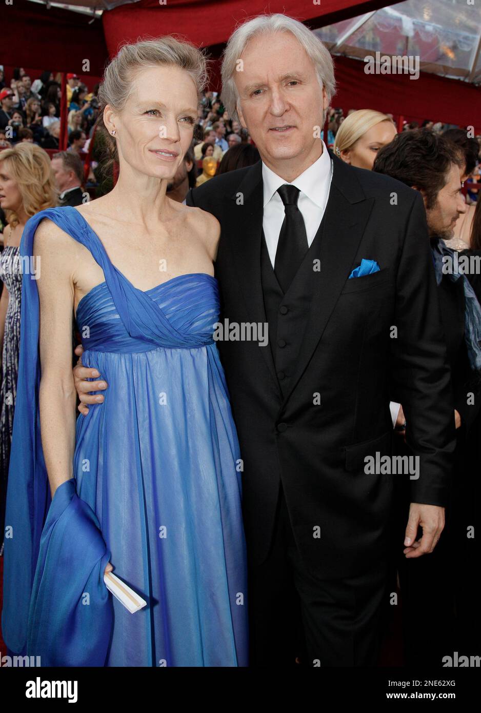 James Cameron and wife, Suzy Amis arrives at the 82nd Academy Awards ...