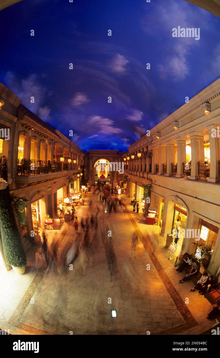 Japan, Tokyo, Venus Court, Tokyo Bay. This shopping area is a recreated ...