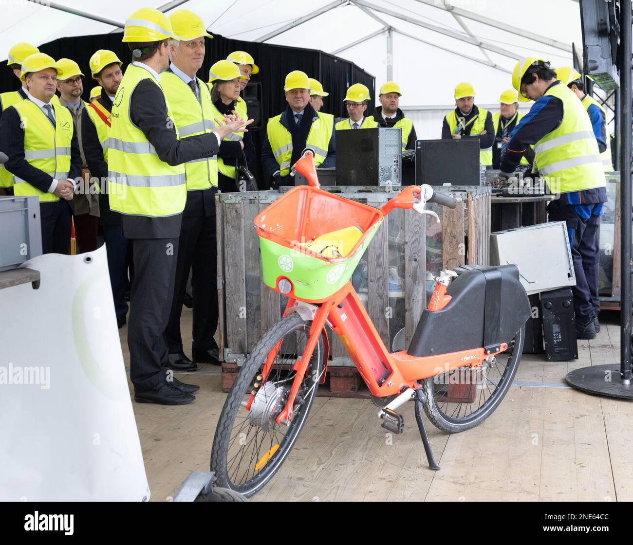 Mons, Belgium. 16th Feb, 2023. King Philippe - Filip of Belgium ...