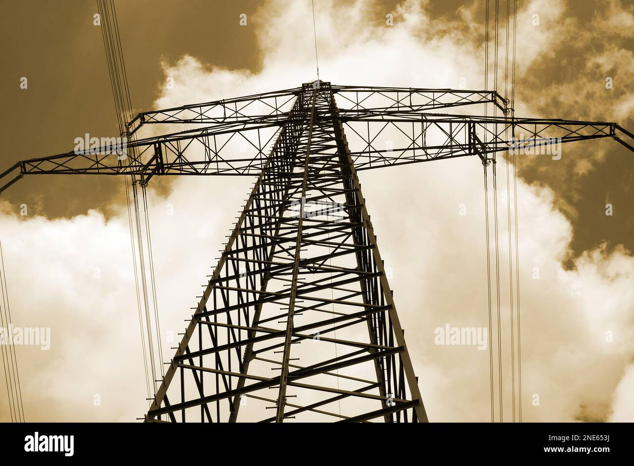 power pole, Germany Stock Photo - Alamy