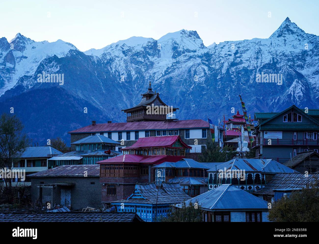 Buddhist Monastery in Kalpa, Himachal Pradesh, India Stock Photo - Alamy