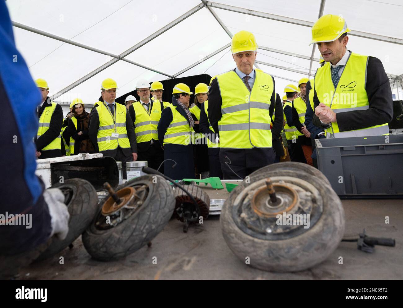 Mons, Belgium. 16th Feb, 2023. King Philippe - Filip of Belgium ...