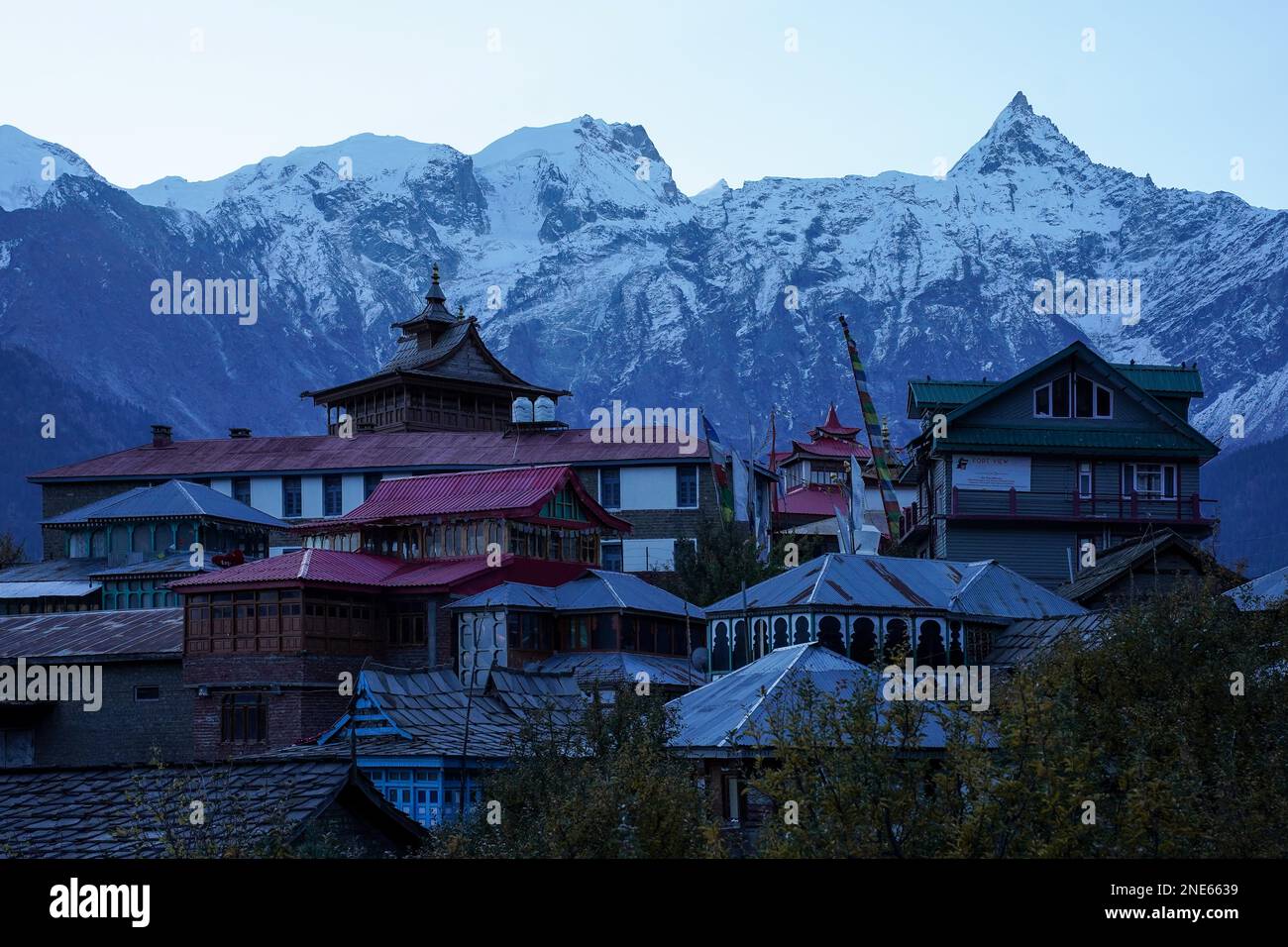 Buddhist Monastery in Kalpa, Himachal Pradesh, India Stock Photo - Alamy