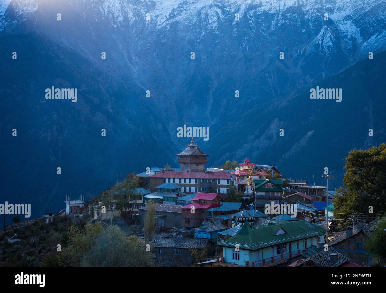 Buddhist Monastery in Kalpa, Himachal Pradesh, India Stock Photo - Alamy