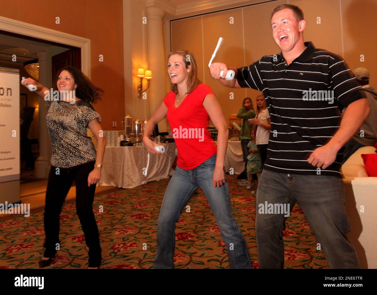 Former Stanford starToby Gerhart his girlfriend Meredith Ayers and ...