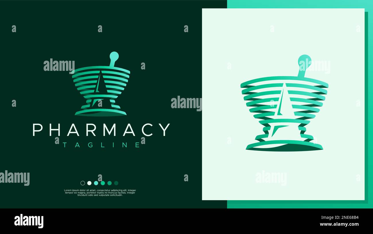 Pharmacy A letter logo design template. Health pharmaceutical A logo ...