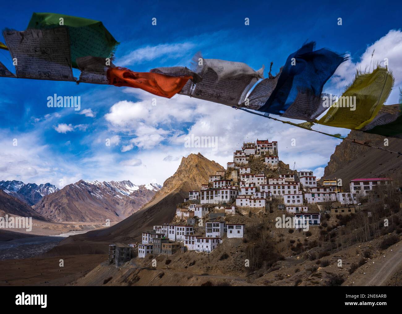 View of Kee Monastery, Spiti Valley, India Stock Photo - Alamy