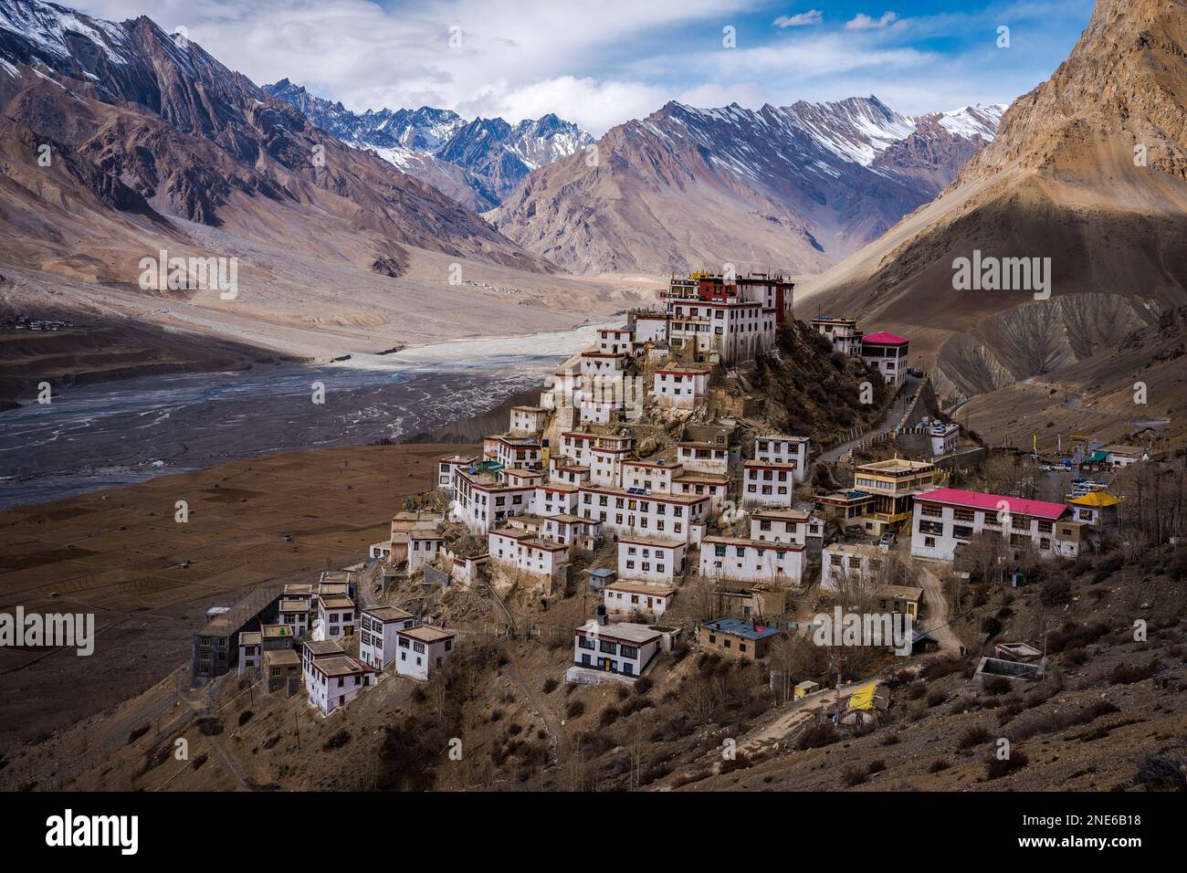 View of Kee Monastery, Spiti Valley, India Stock Photo - Alamy