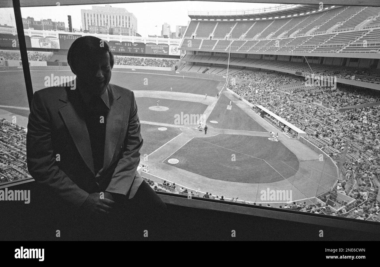 George Steinbrenner, the owner of the New York Yankees, views the game ...