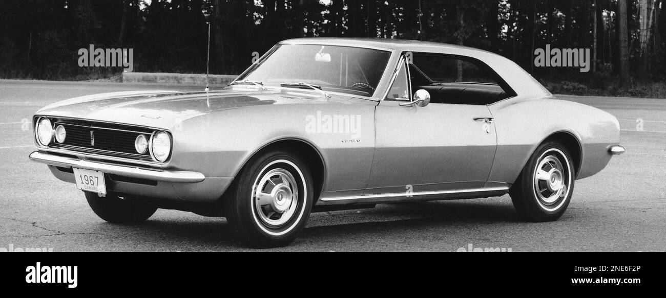 The Camaro which will be offered in the 1967 line of cars by Chevrolet ...