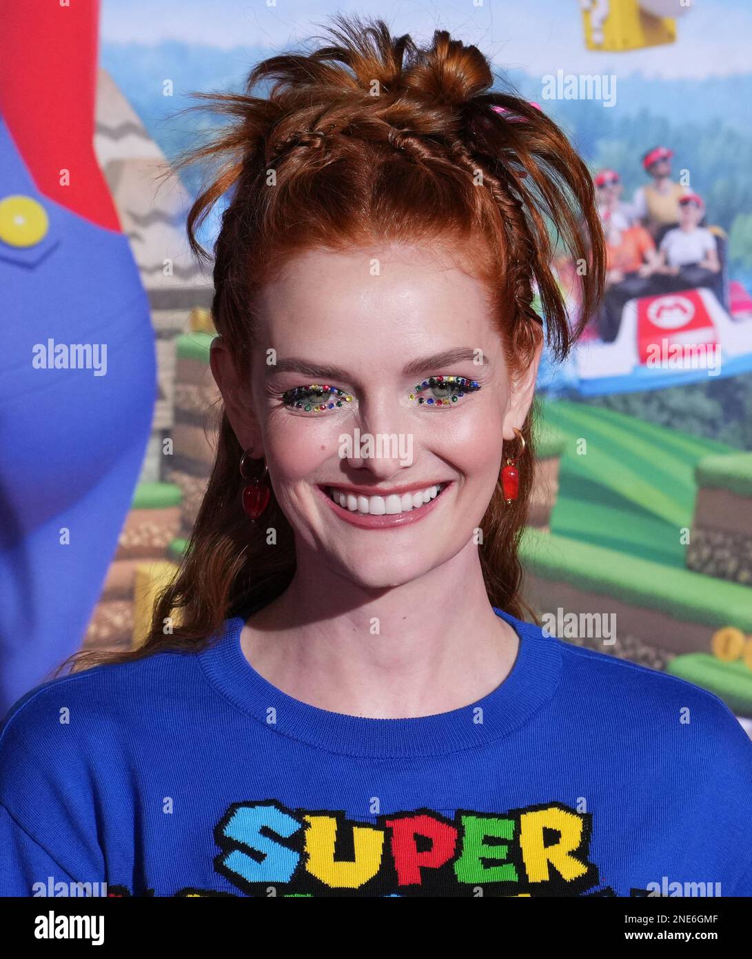 Lydia Hearst at the Universal Studios Hollywood's SUPER NINTENDO WORLD ...