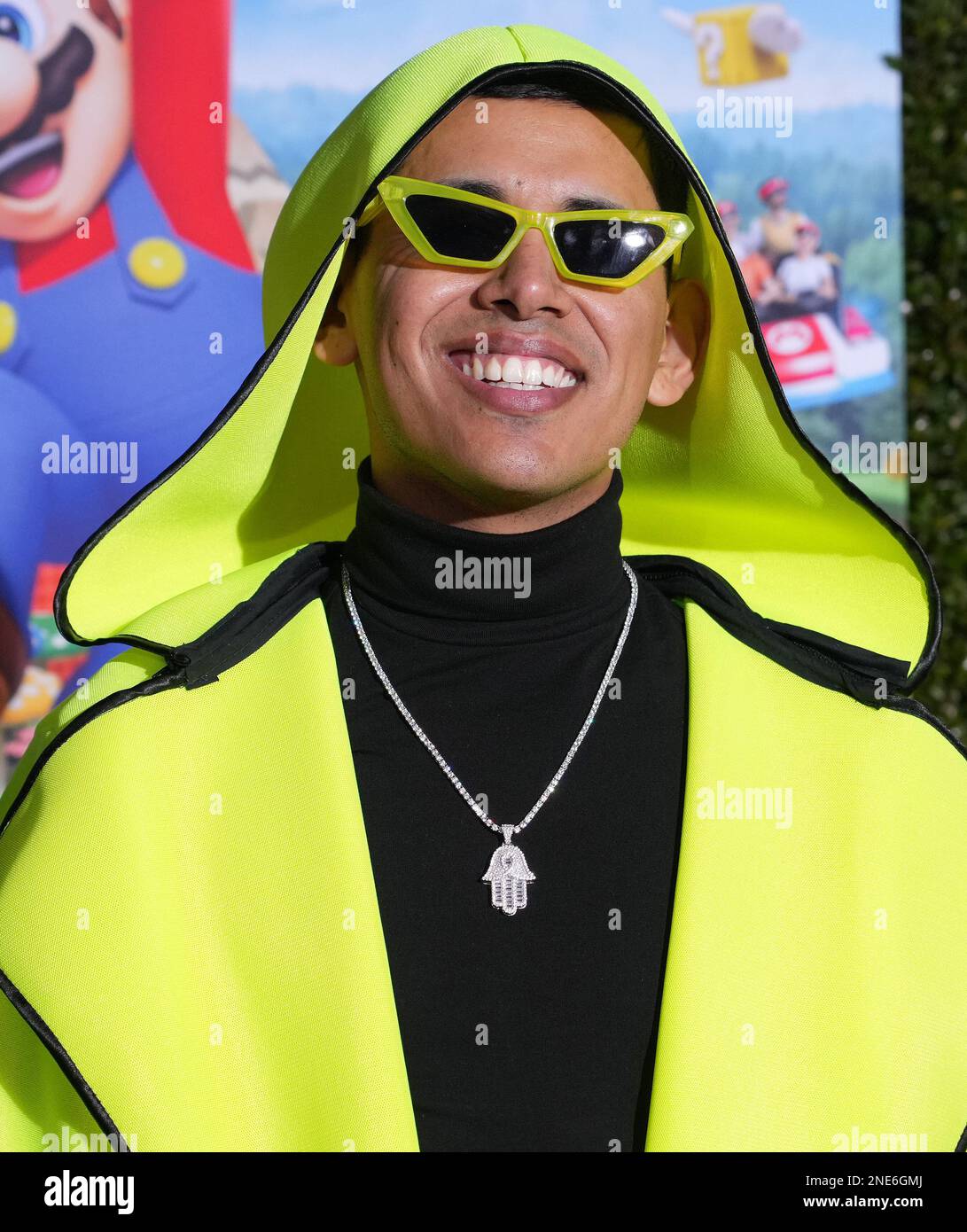 Jhonny Caz at the Universal Studios Hollywood's SUPER NINTENDO WORLD ...