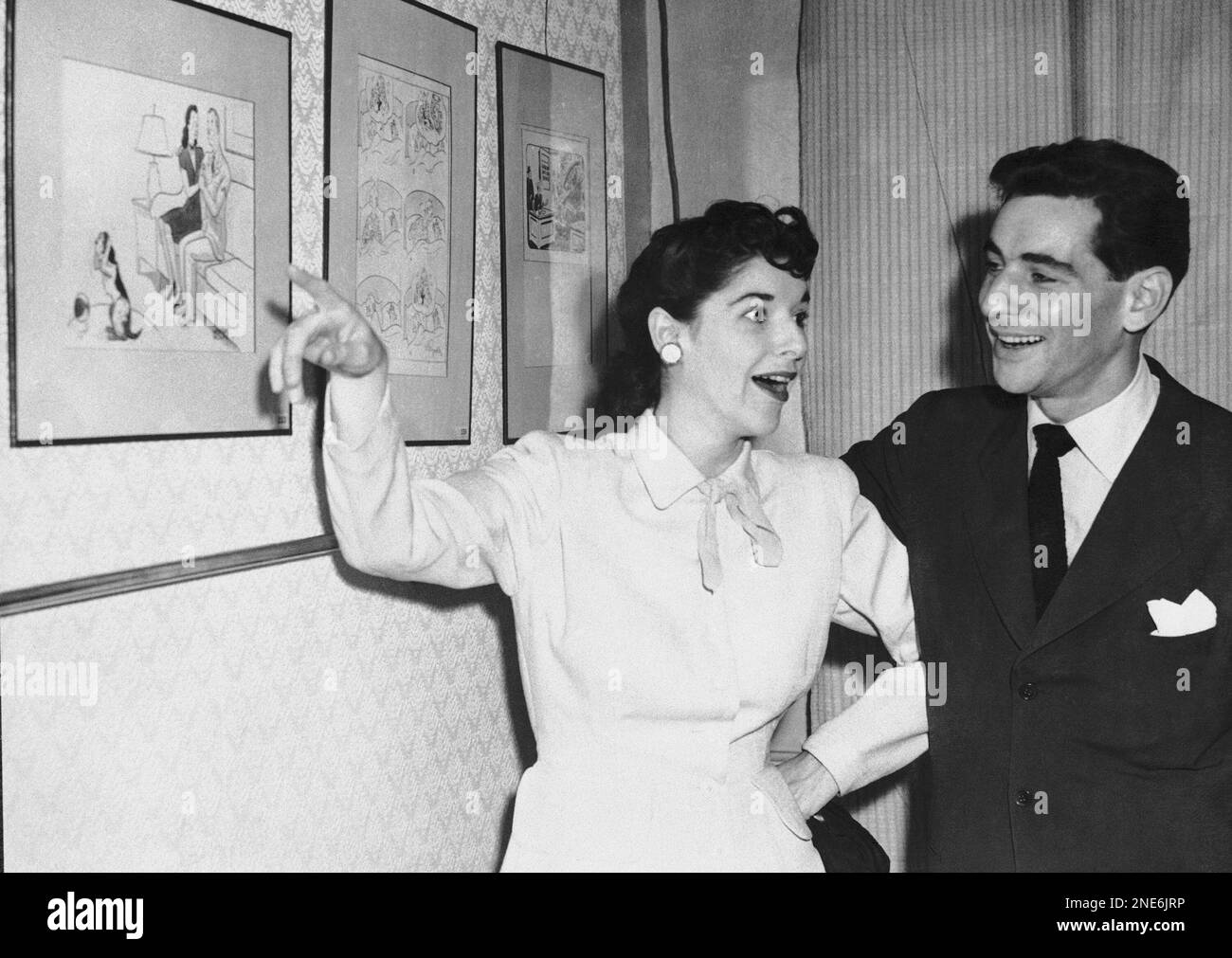 Shirley Bernstein and her brother, Leonard Bernstein, conductor of the ...
