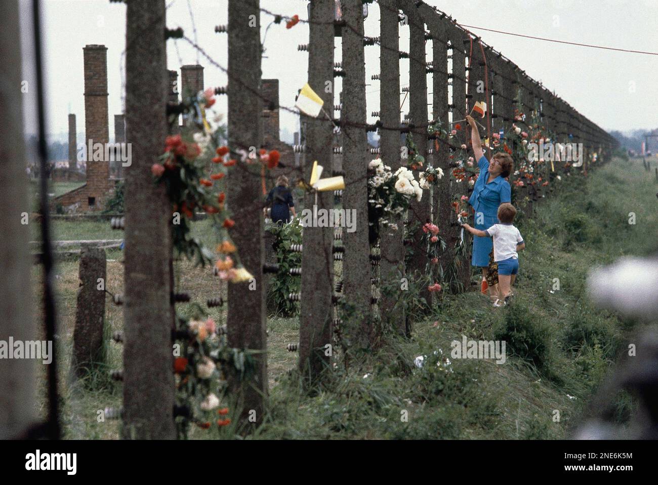 German Nazi extermination Camp in Auschwitz, Poland on June 7, 1979 ...