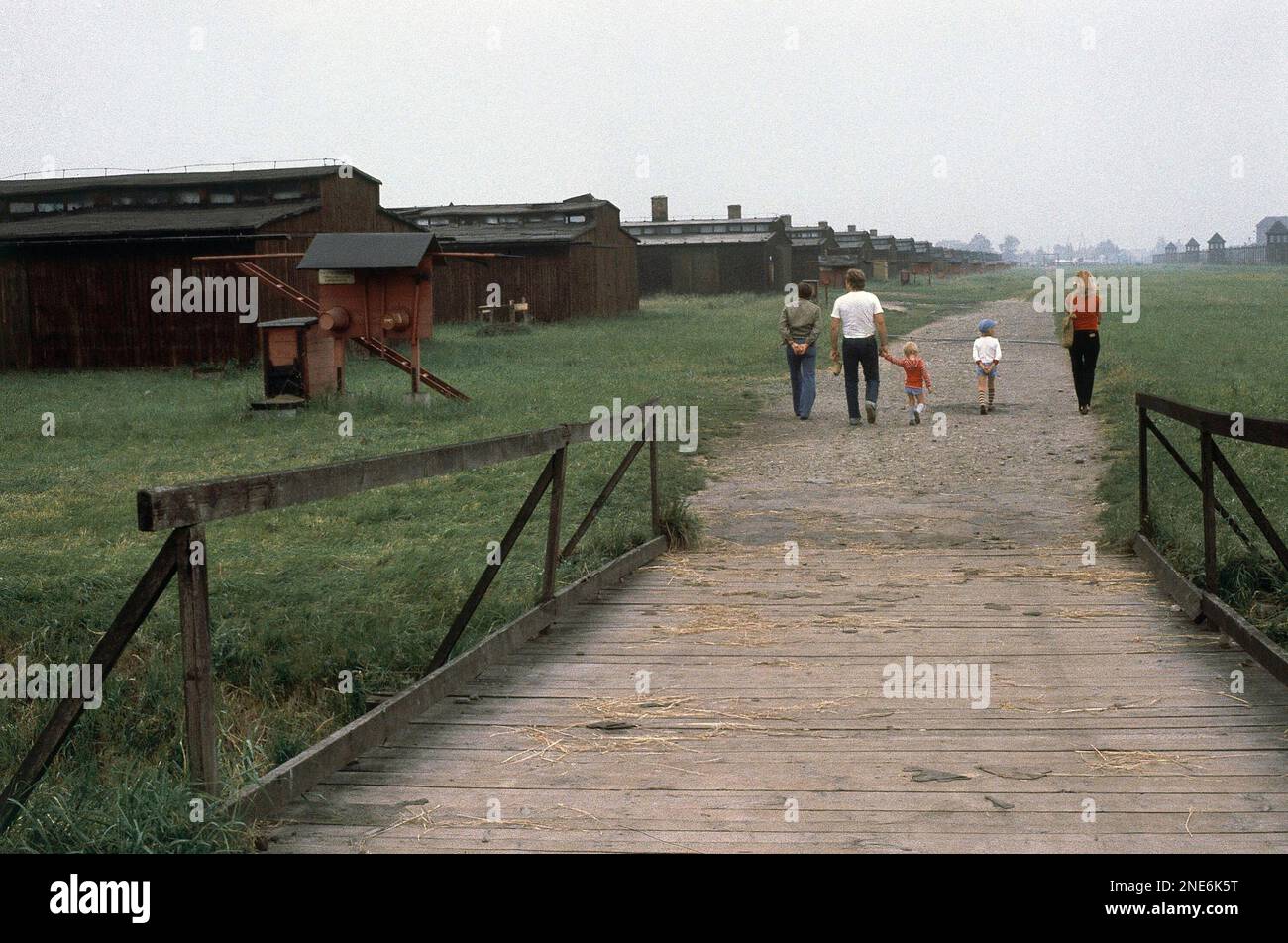 German Nazi extermination Camp in Auschwitz, Poland on June 7, 1979 ...