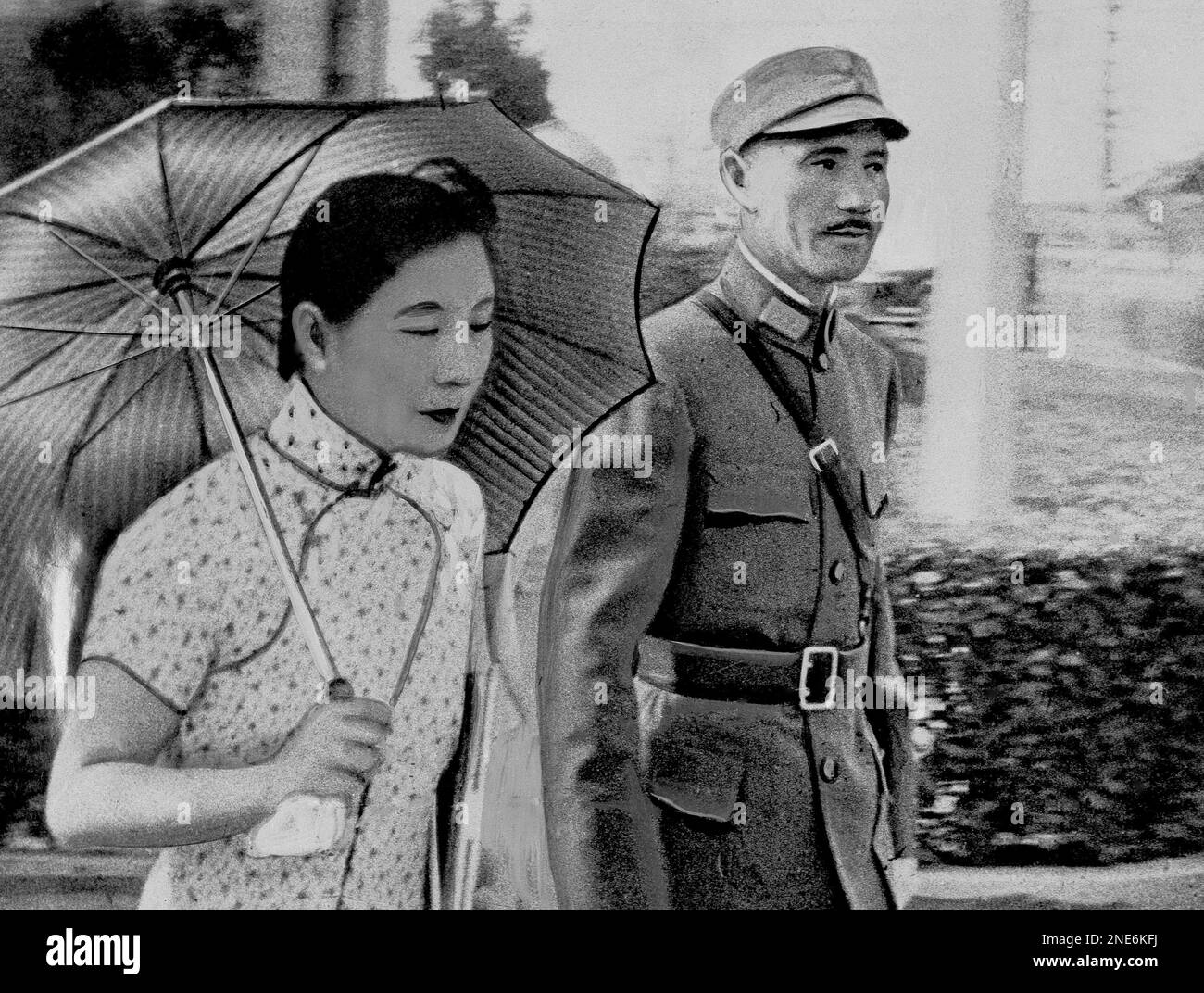 Flying directly to the headquarters of Marshal Chang Hsuehliang ...