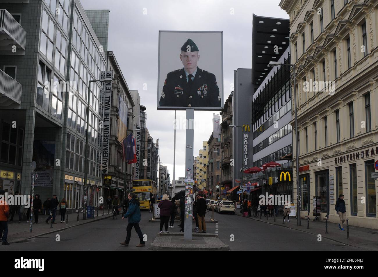 Check point charlie/berlain/ 05.March 2019. Images are from Check point ...