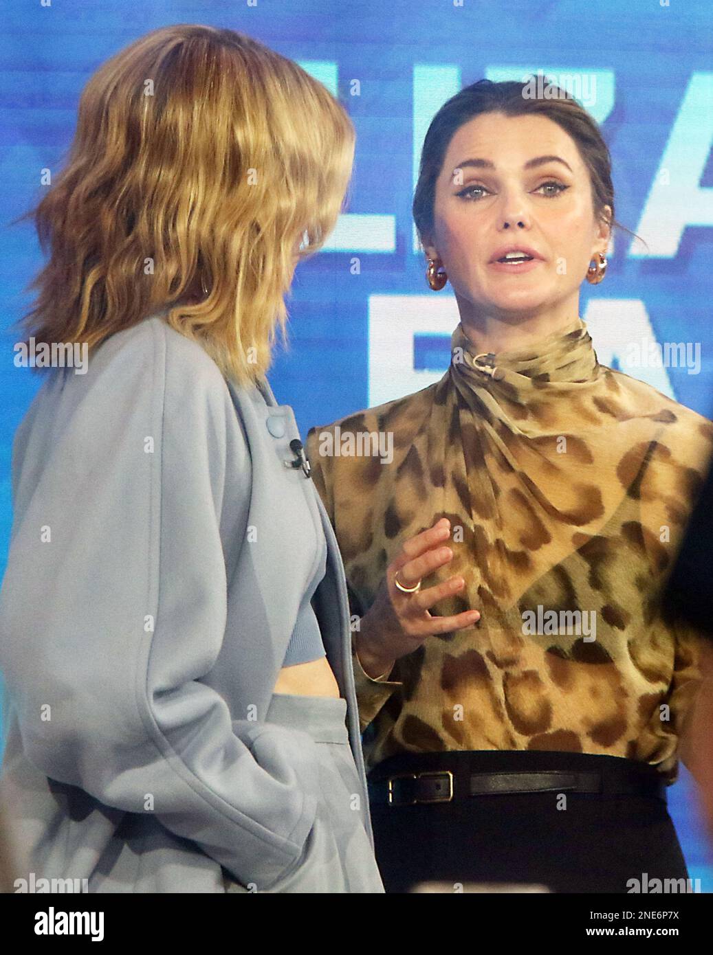 New York, NY, USA. 15th Feb, 2023. Elizabeth Banks, Keri Russell at NBC's Today Show promoting ...