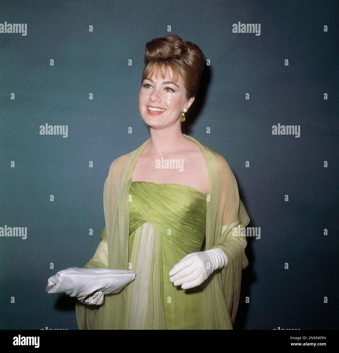 Actress Shirley Jones at Oscar Awards in 1964. (AP Photo Stock Photo ...