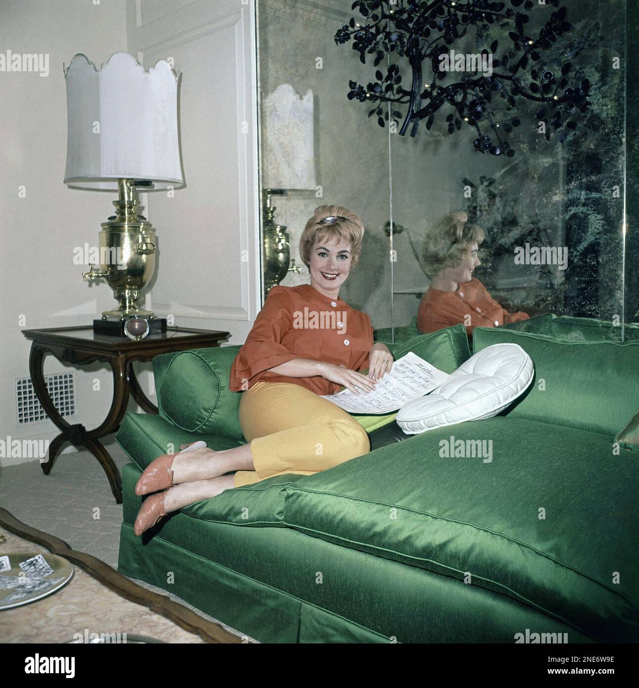 Actress Shirley Jones at her home in Bel Air, California, May 10, 1962 ...