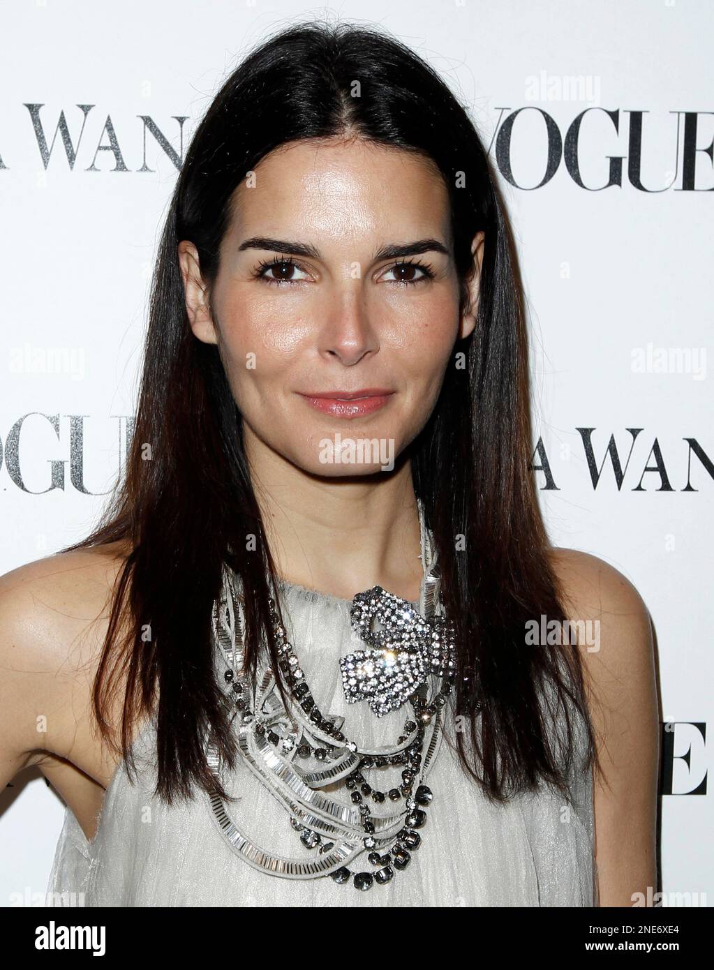 Angie Harmon arrives at the Vogue Magazine dinner celebrating the ...