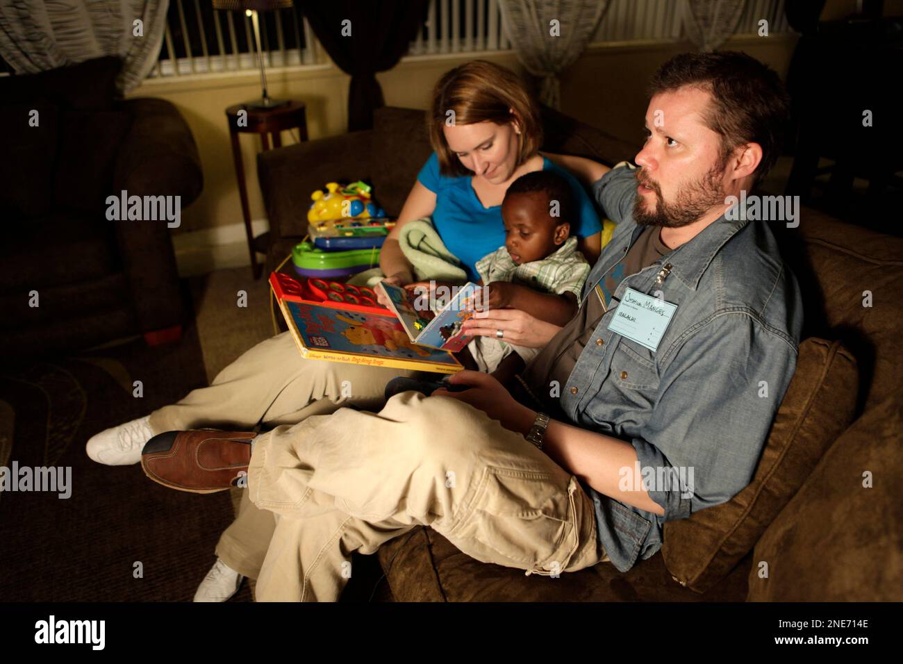 Katy Manges, left, and her husband Josh, right, of Chambersburg, Pa ...