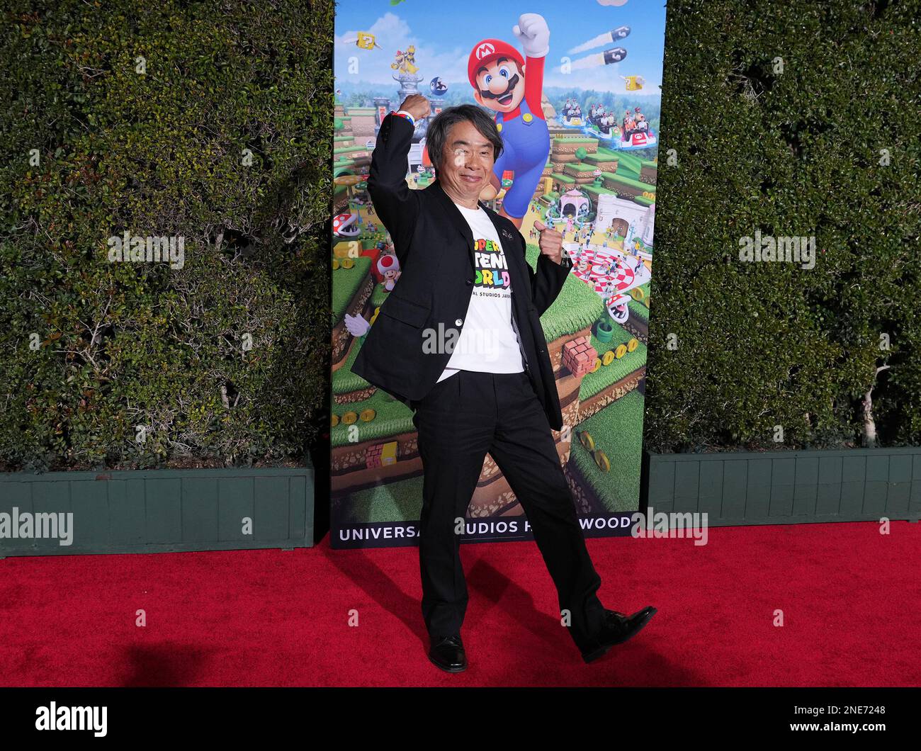 Nintendo Creative Fellow, Shigeru Miyamoto at the Universal Studios ...