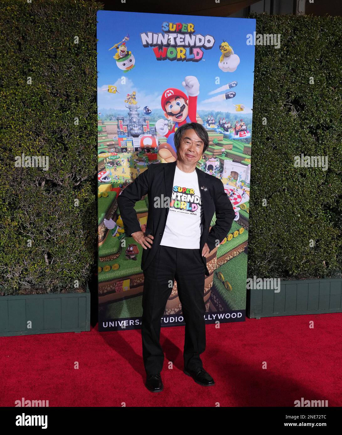 Nintendo Creative Fellow, Shigeru Miyamoto at the Universal Studios ...