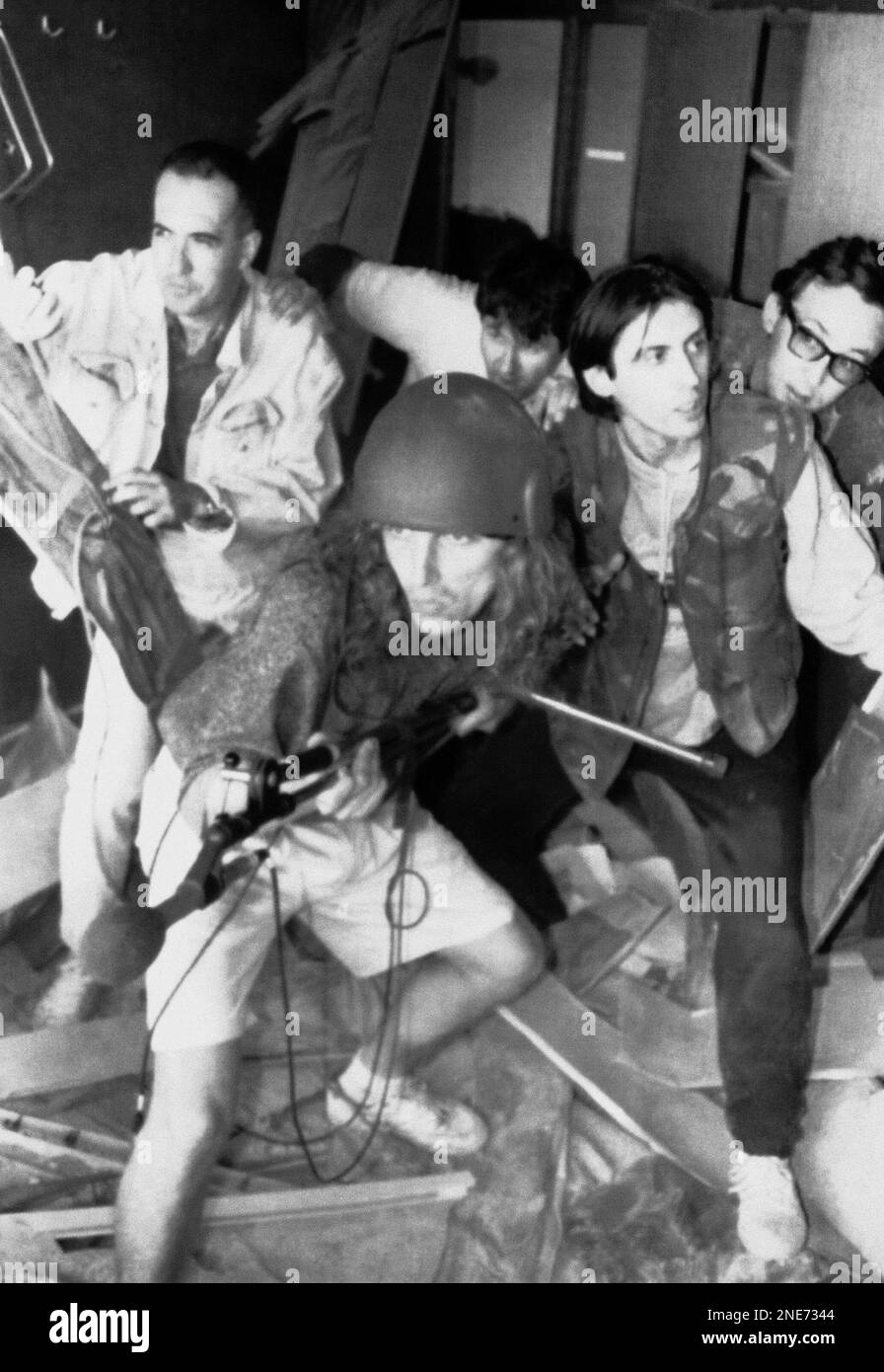 The members of the radio programme ?Top hits of the Surreal? make their ...