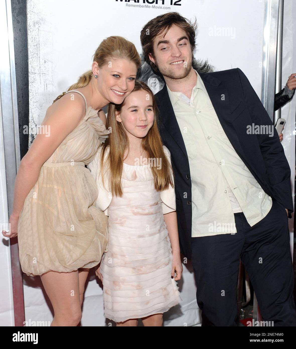 Actors, from left, Emilie de Ravin, Ruby Jerins and Robert Pattinson ...