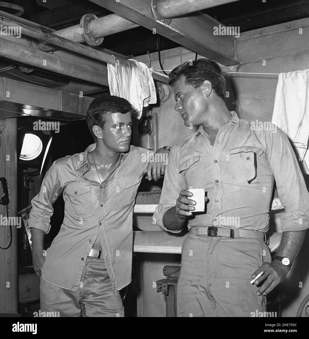 Robert Walker (left), son of the actor of the same name, and Larry ...