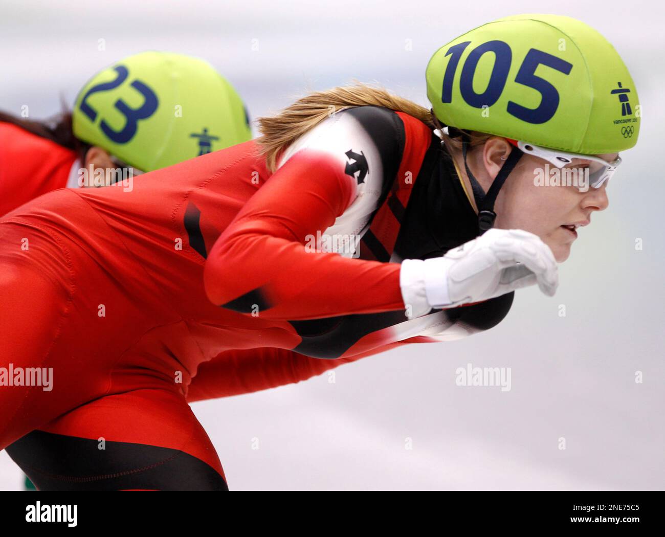 Canada's Jessica Gregg competes in the women's 1000 metre quarter ...