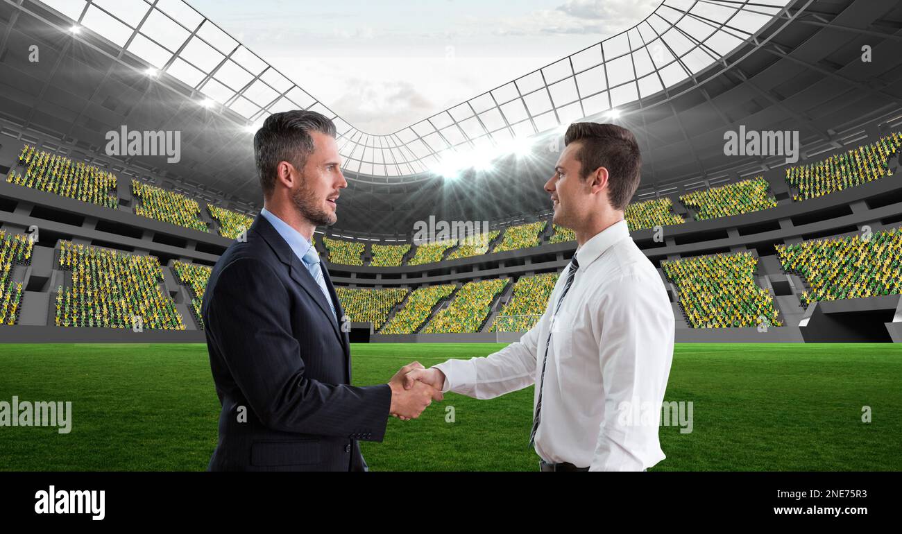 Competition concept two businessmen hi-res stock photography and images ...