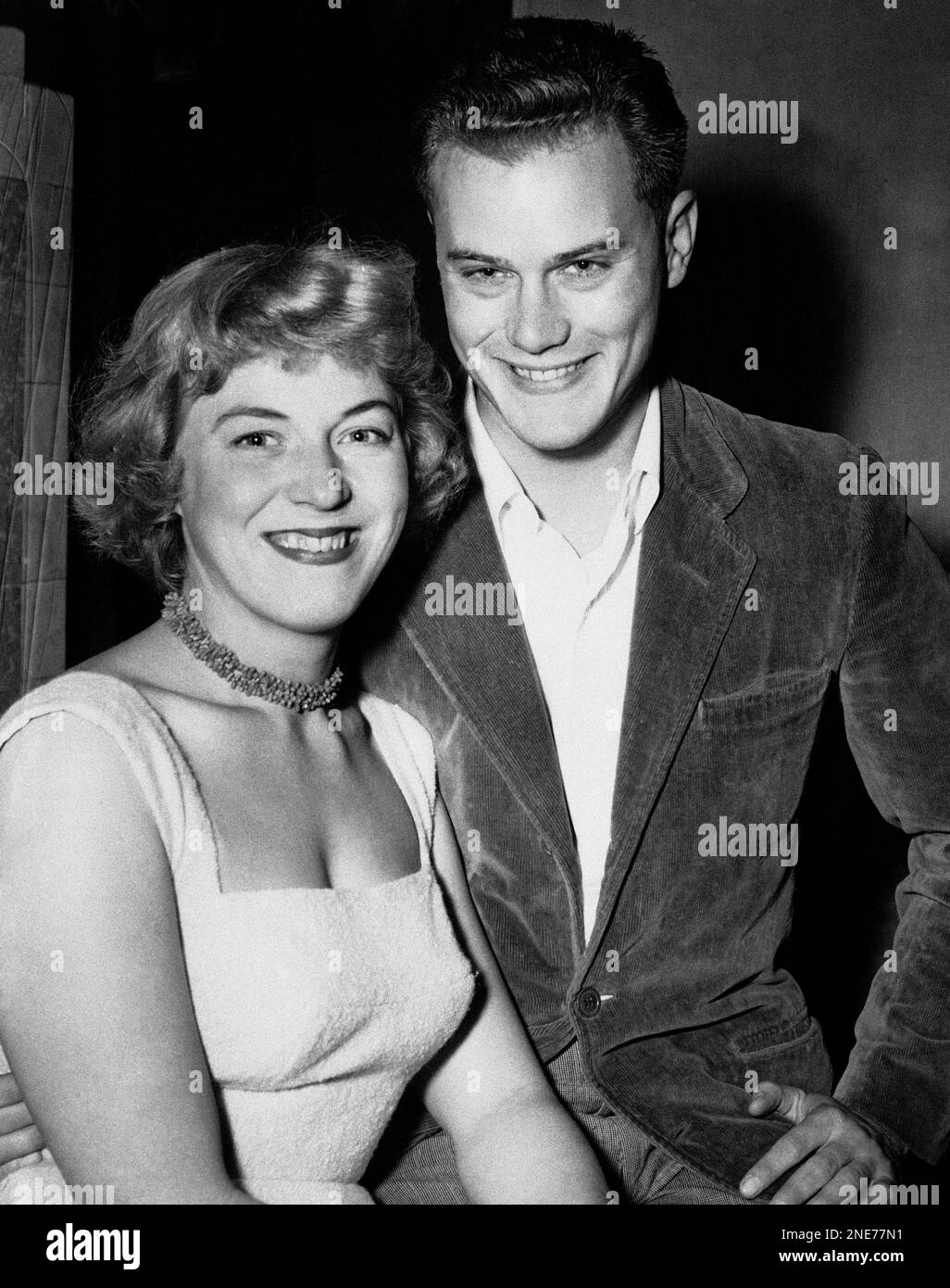 Swedish born Miss Maj Irene Axelsson, and Sergeant Larry Hagman, 23 ...