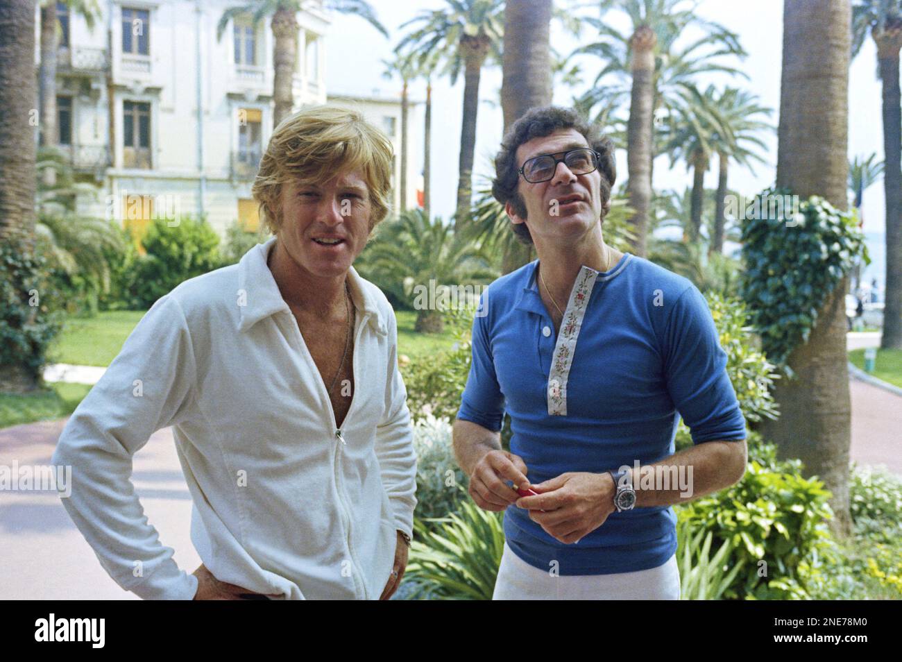 American Actor Robert Redford and Director Sydney Pollack at the Cannes ...