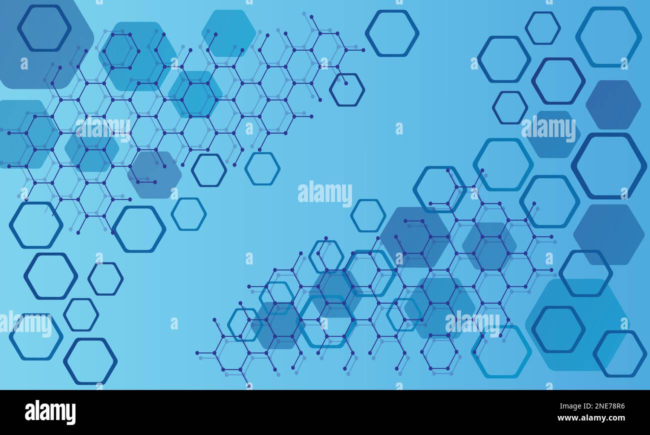 Abstract hexagonal background. Hexagonal molecular structures ... Abstract hexagonal background. Hexagonal molecular structures ...