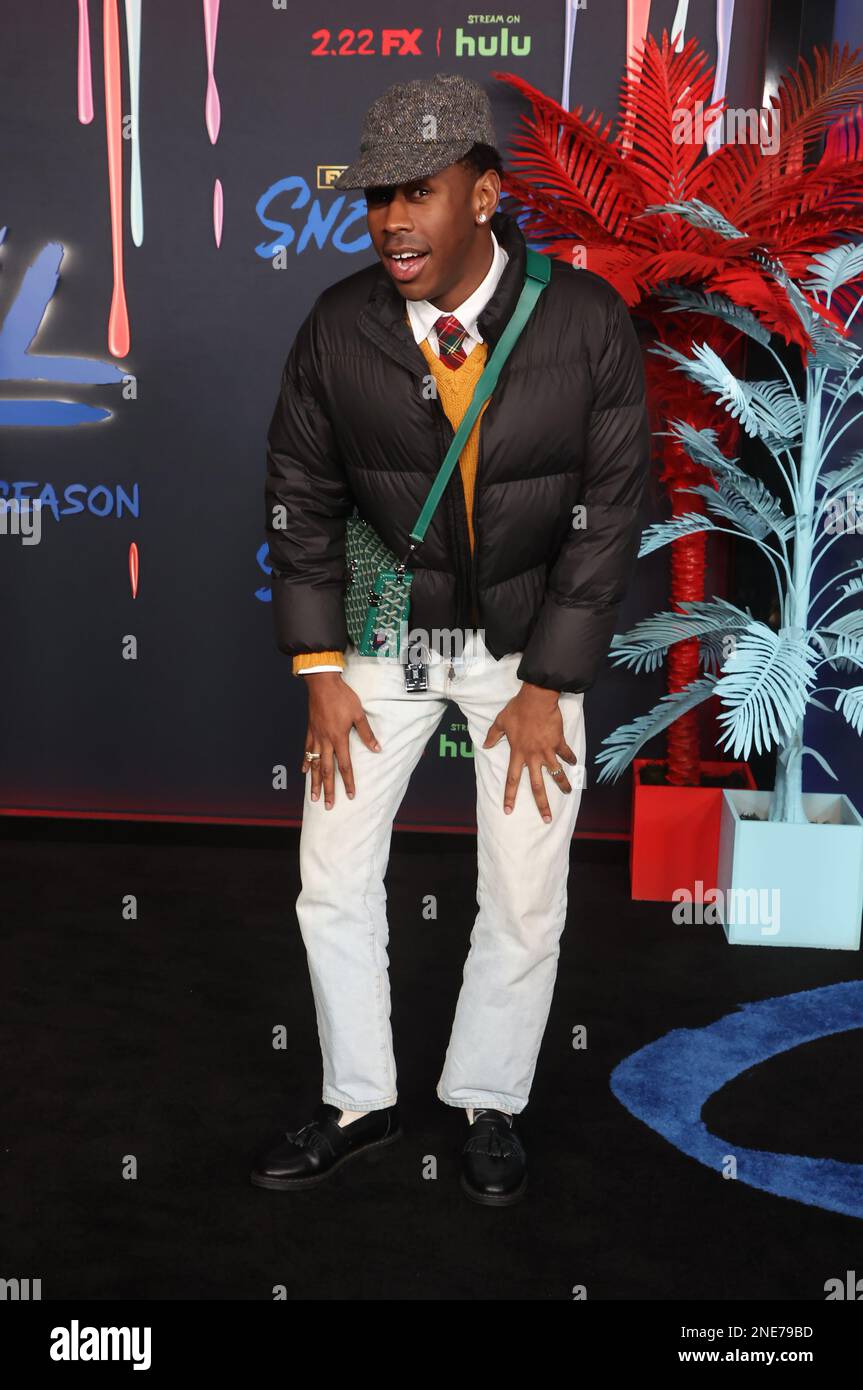 Los Angeles, Ca. 15th Feb, 2023. Tyler The Creator at the Red Carpet ...
