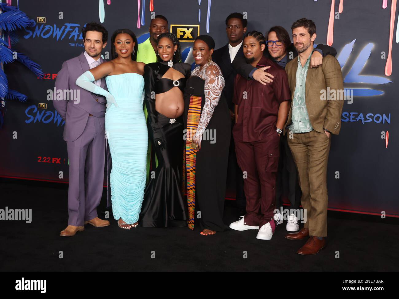 Los Angeles, Ca. 15th Feb, 2023. Alejandro Edda, Gail Bean, Amin Joseph ...