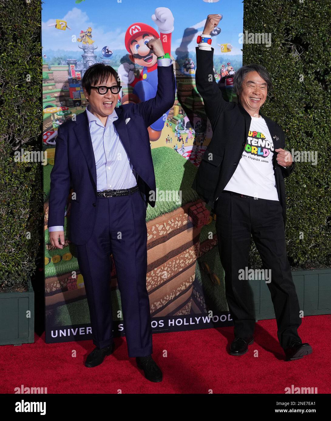 Los Angeles, USA. 15th Feb, 2023. (L-R) Shinya Takahashi and Nintendo ...