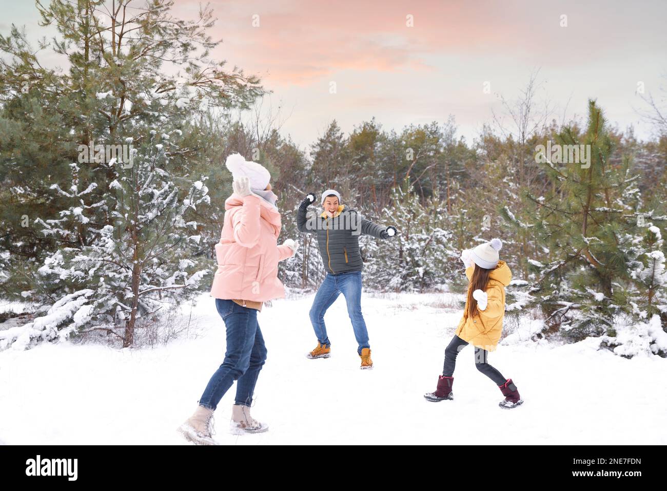 Christmas Snowball Fight
