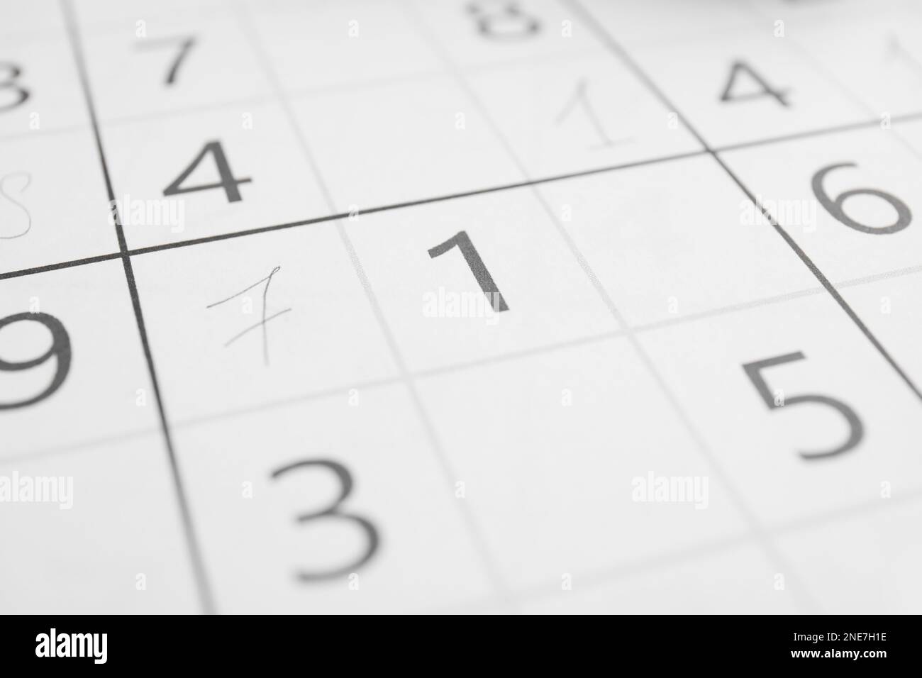 Sudoku background hi-res stock photography and images - Alamy