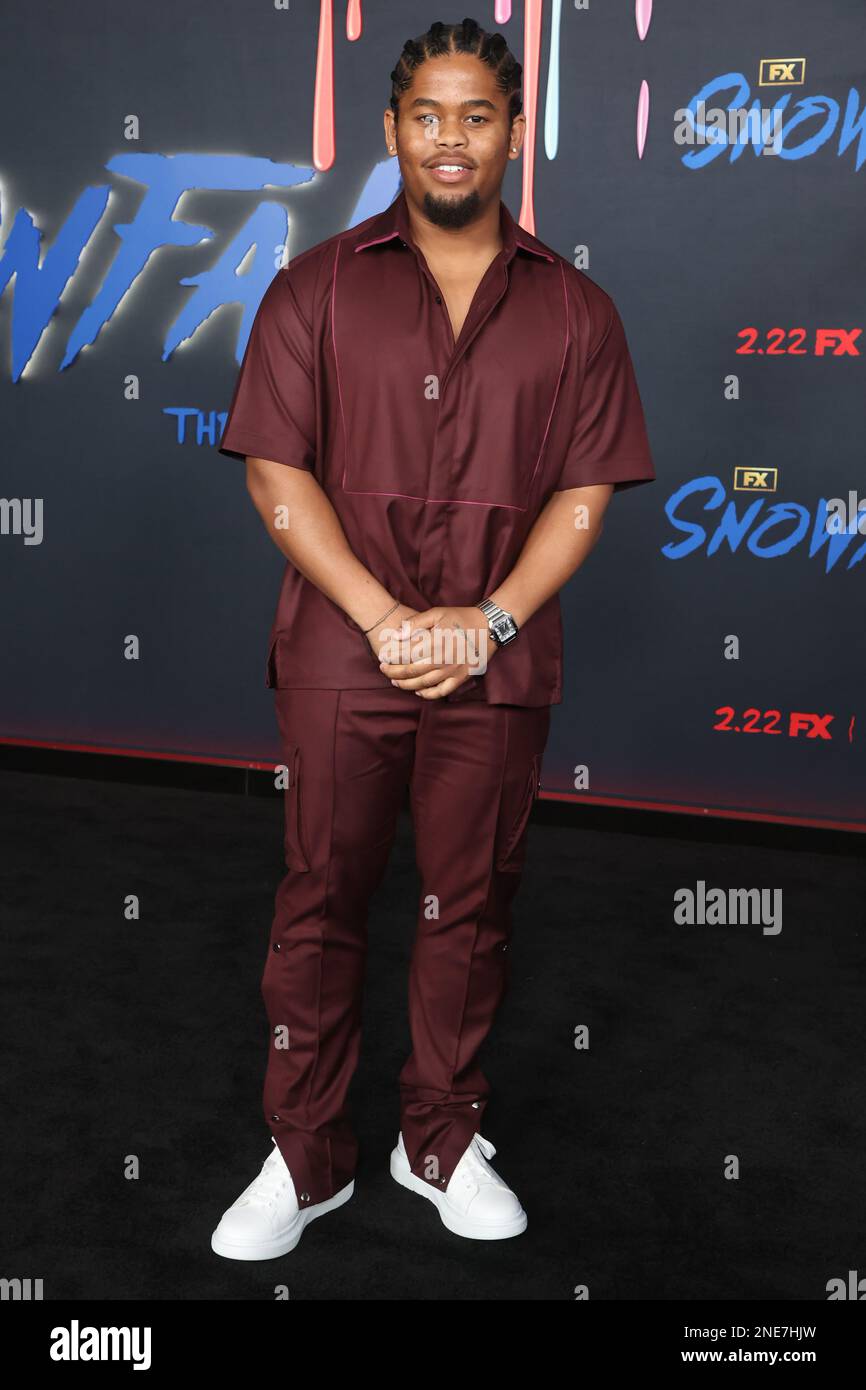 Los Angeles, Ca. 15th Feb, 2023. Isaiah John at the Red Carpet Premiere ...